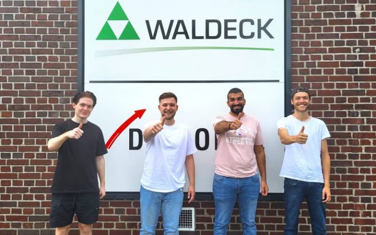4 Neue Azubis im Team von Waldeck - Waldeck GmbH & Co. KG ...
